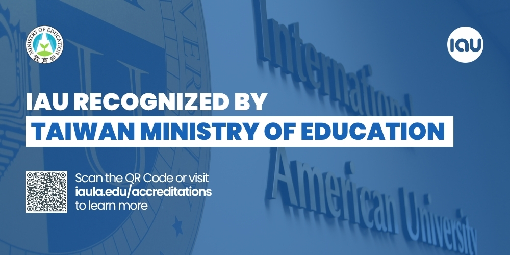 IAU Recognized by Taiwan Ministry of Education - IAU